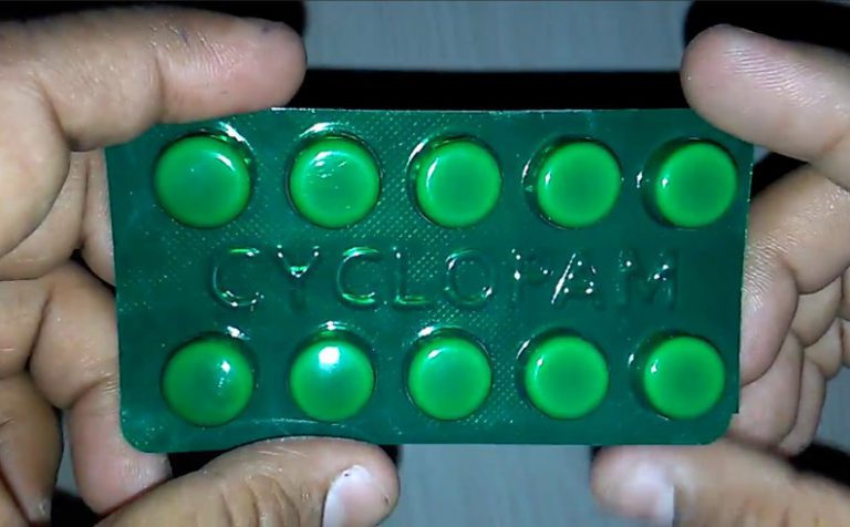 Buy Cyclopam (Dicyclomine & Paracetamol) Tablets Online